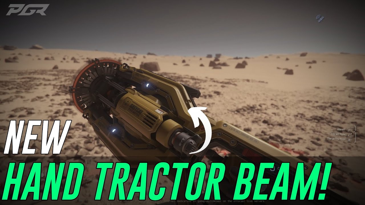 What Can The New Hand Tractor Beam Lift? - Star Citizen 3.21.1 - YouTube