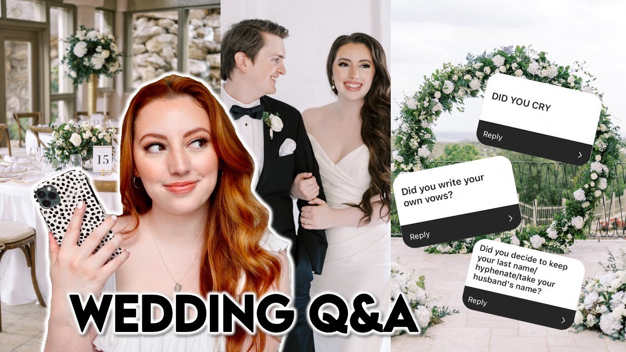 all about my austin wedding | wedding q&a - YouTube