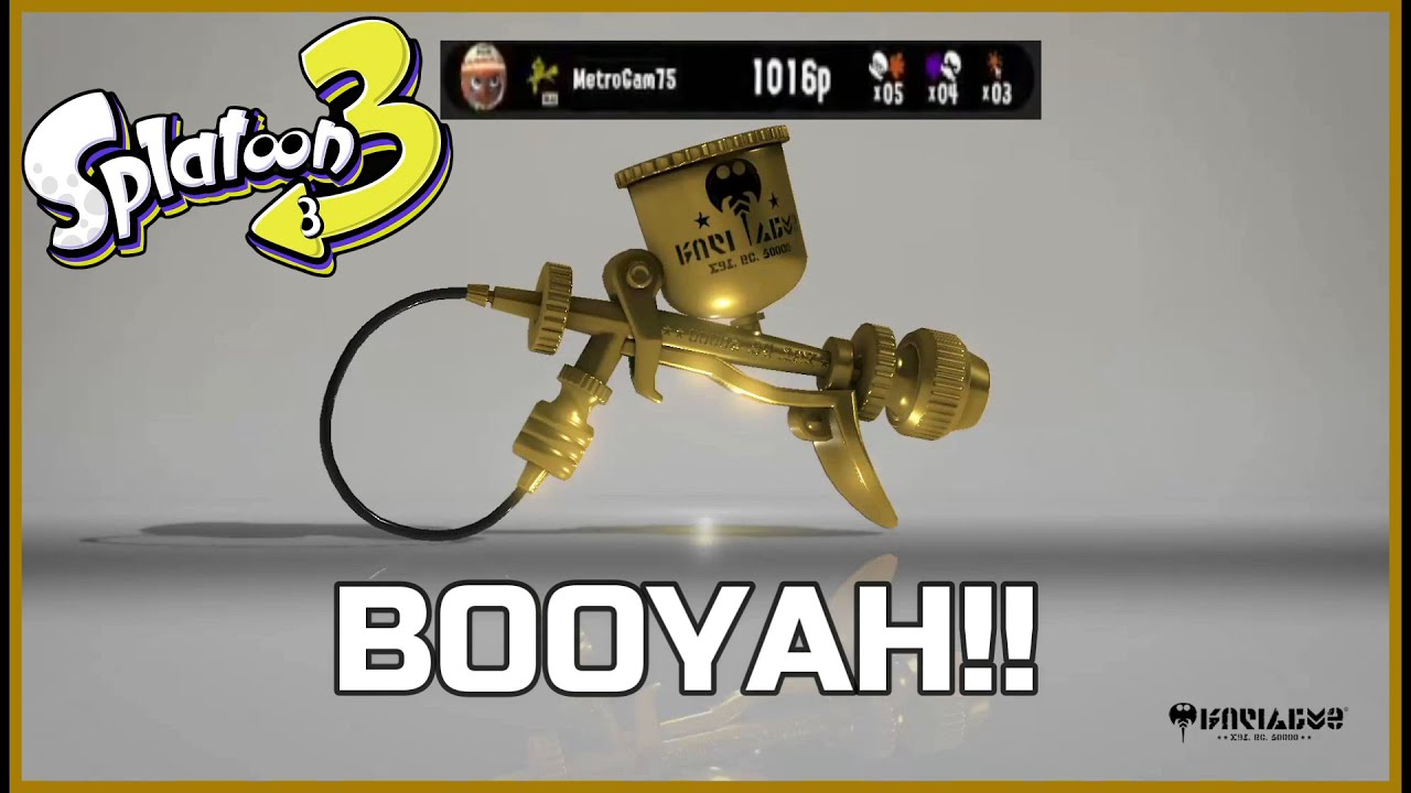 Splatoon 3 - Aerospray RG IS THE NEW REEF-LUX!? - YouTube