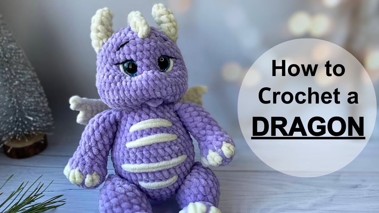 Crochet Dragon - Tutorial | Free Amigurumi Animal Pattern | Step by ...