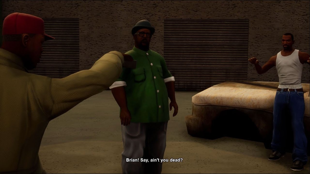 Emmet Mistakes CJ for Brian - GTA San Andreas Definitive Edition - YouTube