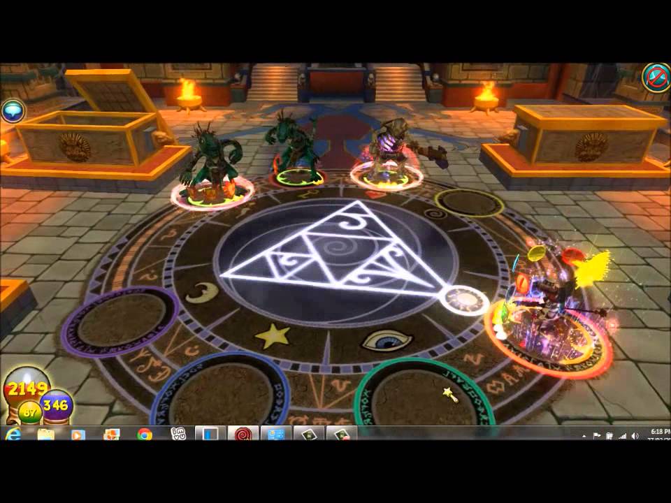 Wizard101 Star school spell quest - Azteca - YouTube
