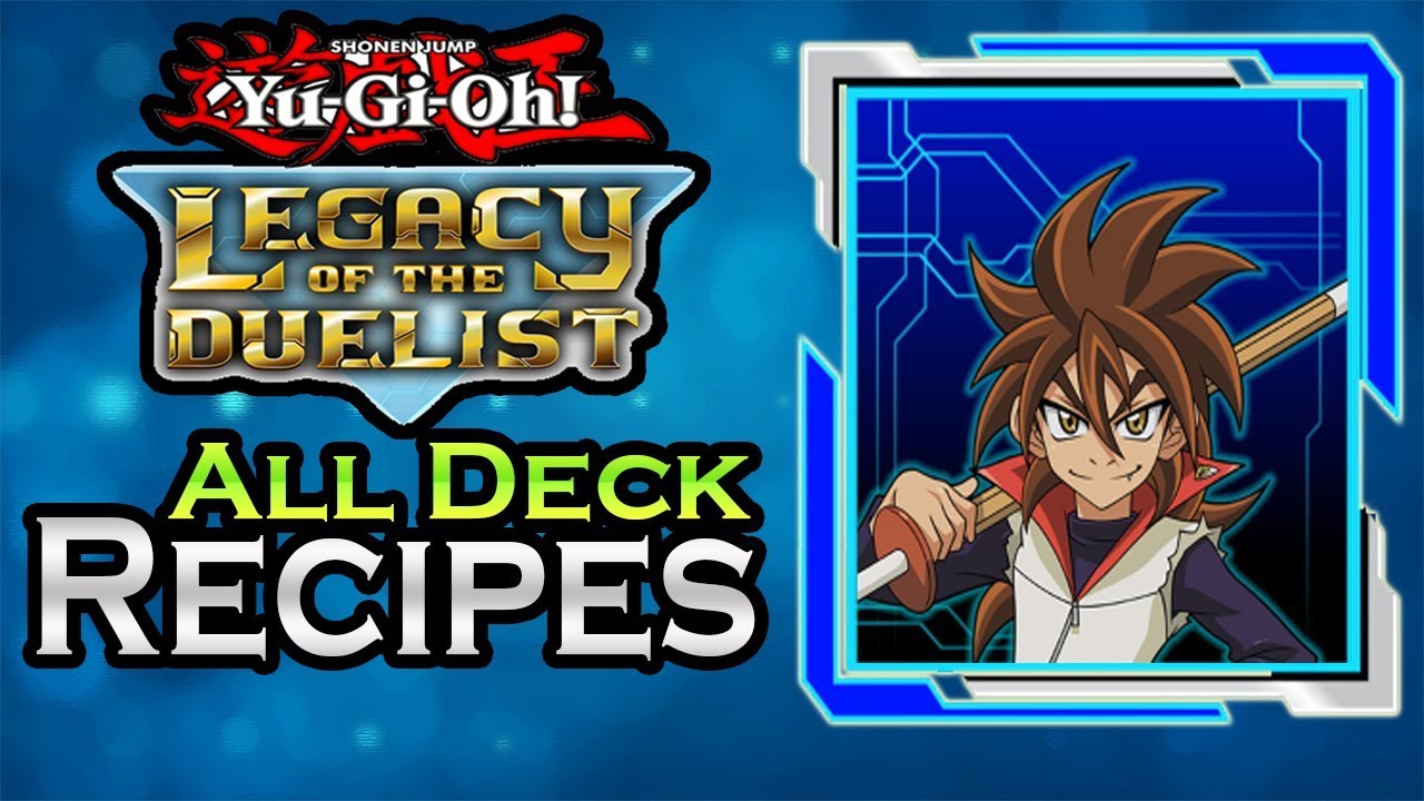 Yu-Gi-Oh! Legacy of the Duelist - All Kit Blade's Deck Recipes - YouTube