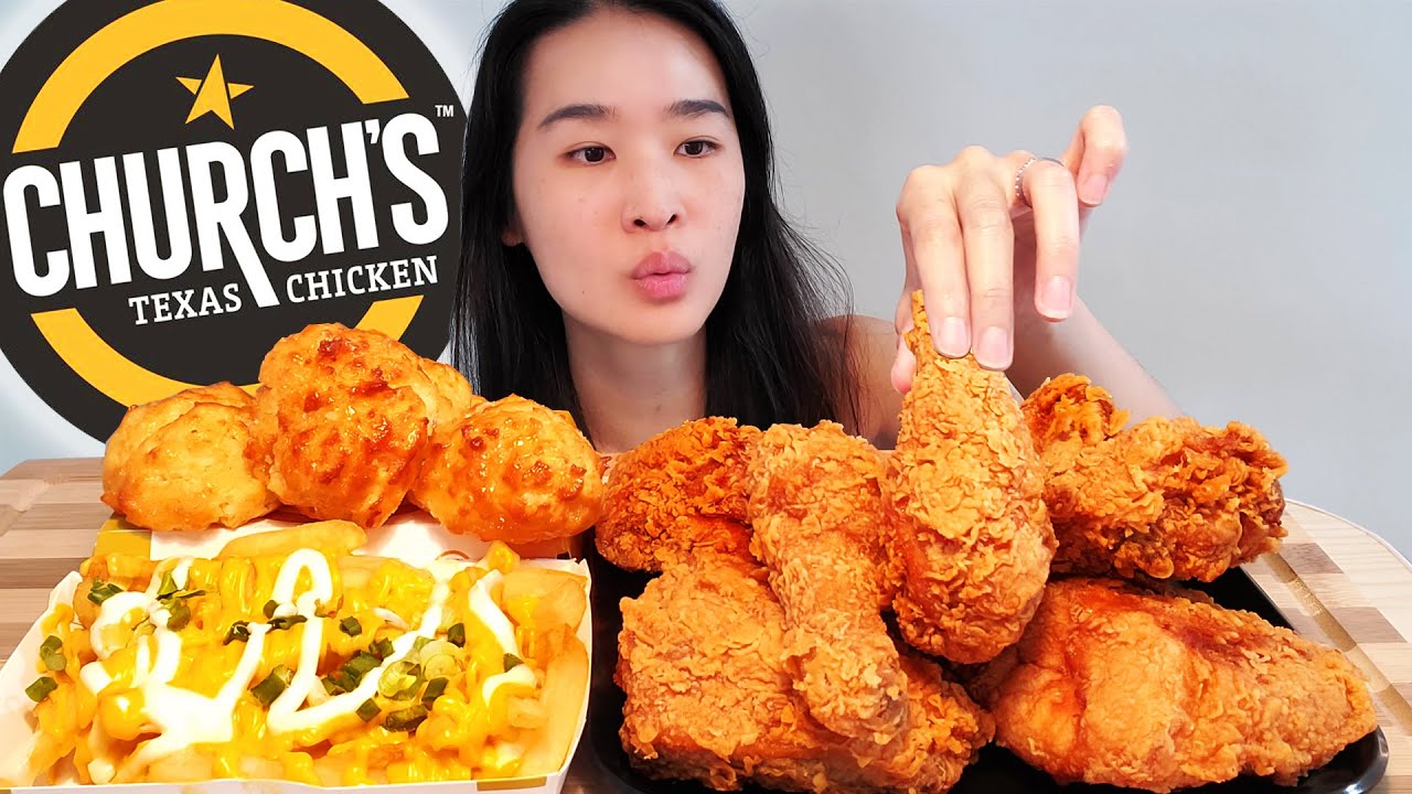 Eating Church's Chicken In Singapore! Original Fried Chicken & Cheese ...