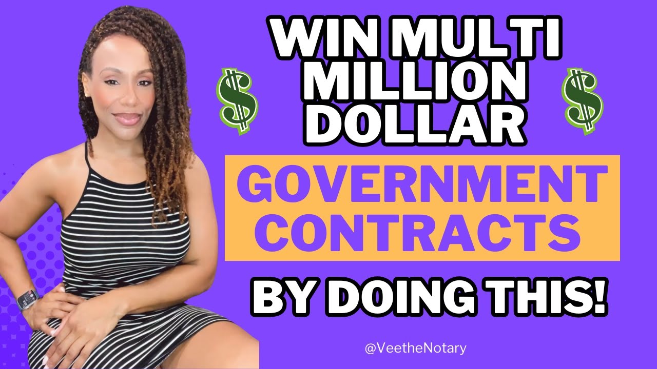 Win MULTI MILLION DOLLAR Government Contracts by doing this! # ...
