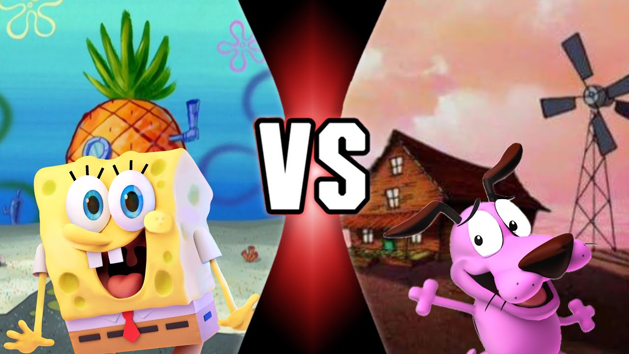 SpongeBob VS Courage (Nickelodeon/Cartoon Network) Fan Made Death ...
