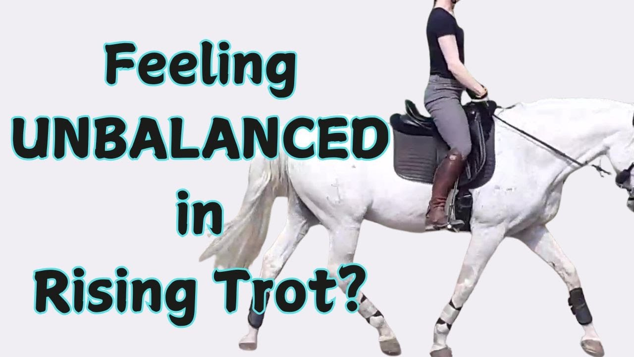 How To Find your Balance in Rising Trot? These exercises will help ...