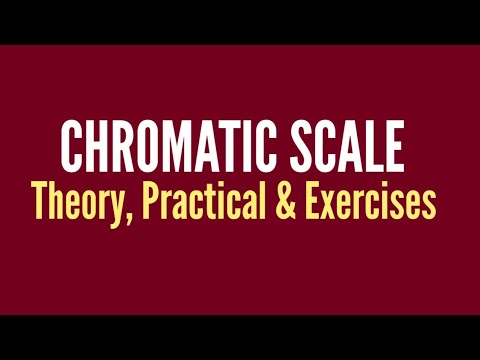 CHROMATIC SCALE Theory & Practical | SINGING LESSONS - YouTube