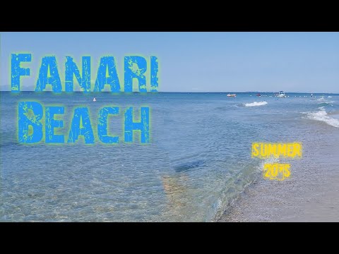 A quick view of Fanari Beach, GREECE - YouTube