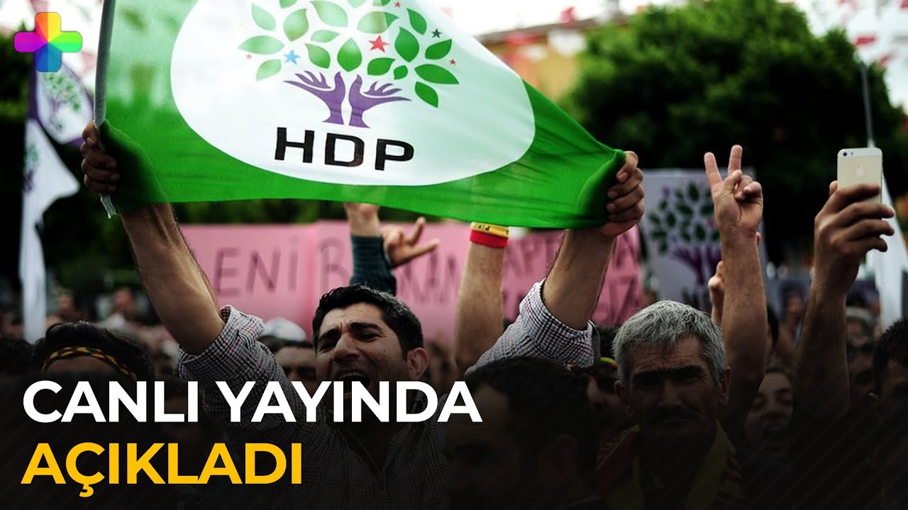Canlı yayında açıkladı! HDP cumhurbaşkanı adayı olarak kimi ...