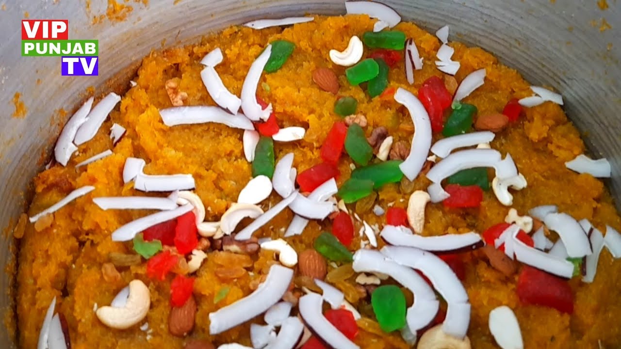 Halva Kaddu Ki Recipe | Village Food | Vip Punjab Tv - YouTube