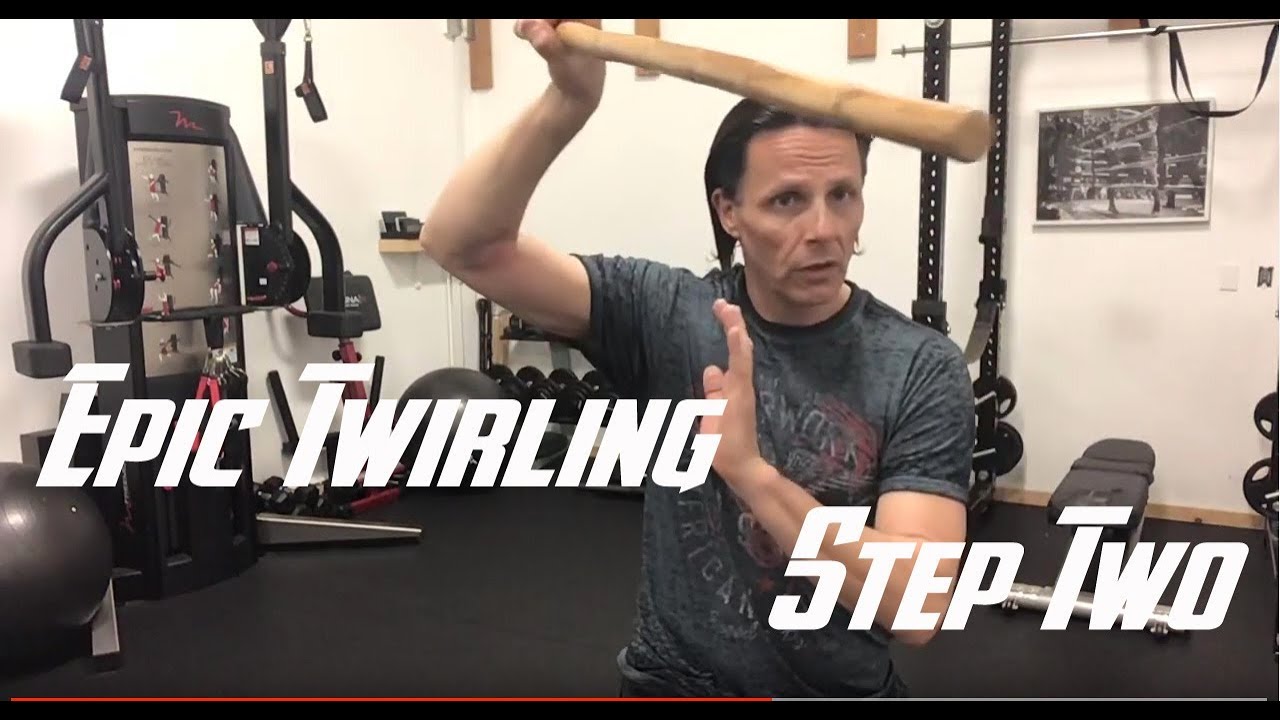 60 second martial arts - Twirling routine step 2 - YouTube