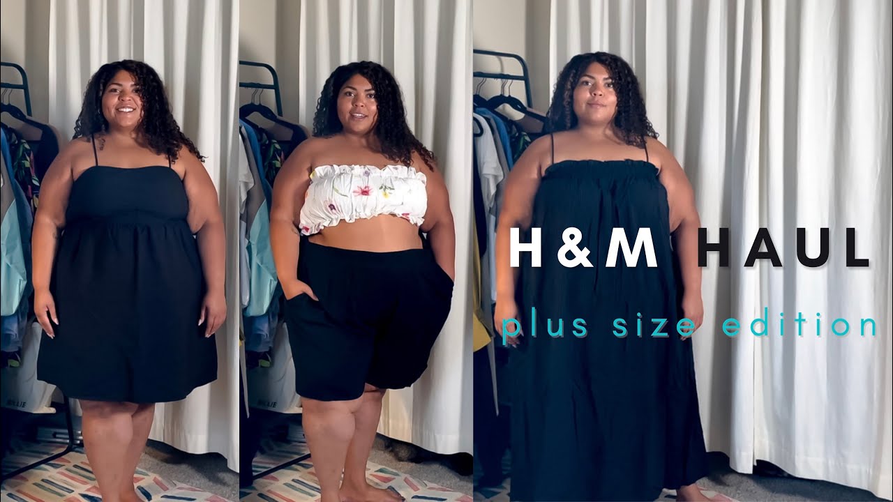 H&M PLUS SIZE HAUL | SUMMER EDITION - YouTube
