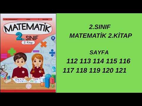 2. SINIF MATEMATİK KİTABI 2.KİTAP  SAYFA 112 113 114 115 116 117 118 119 120 121   2026