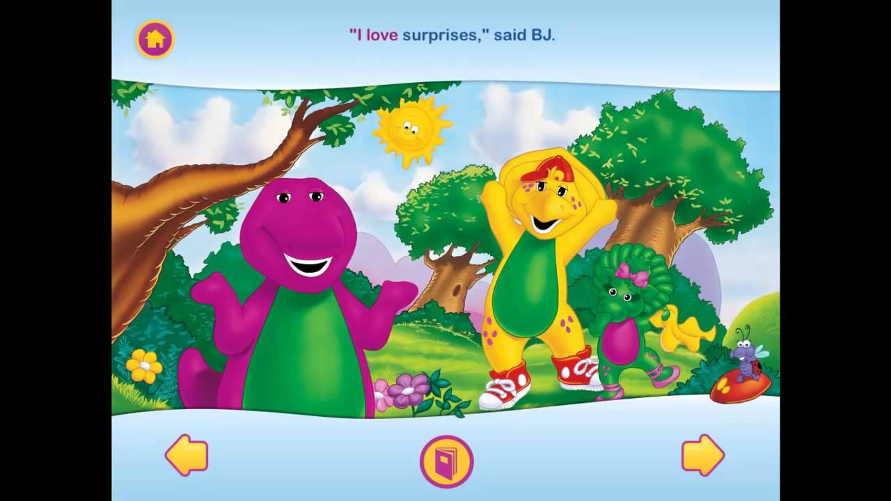 Barney's Storybook Treasury App - YouTube