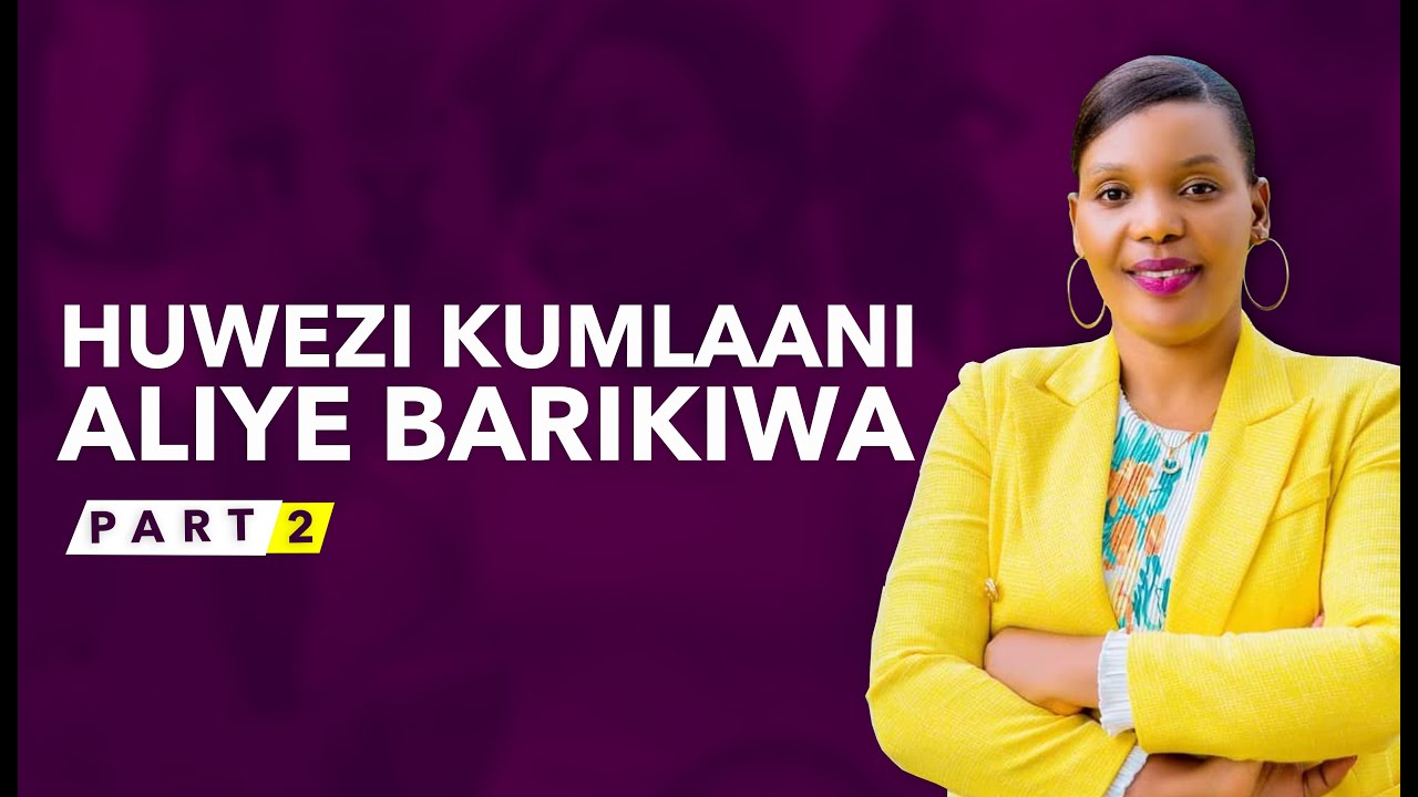 PASTOR WINNIE KILEMO:( PART2 ) HUWEZI KUMLAANI ALIYE BARIKIWA - YouTube