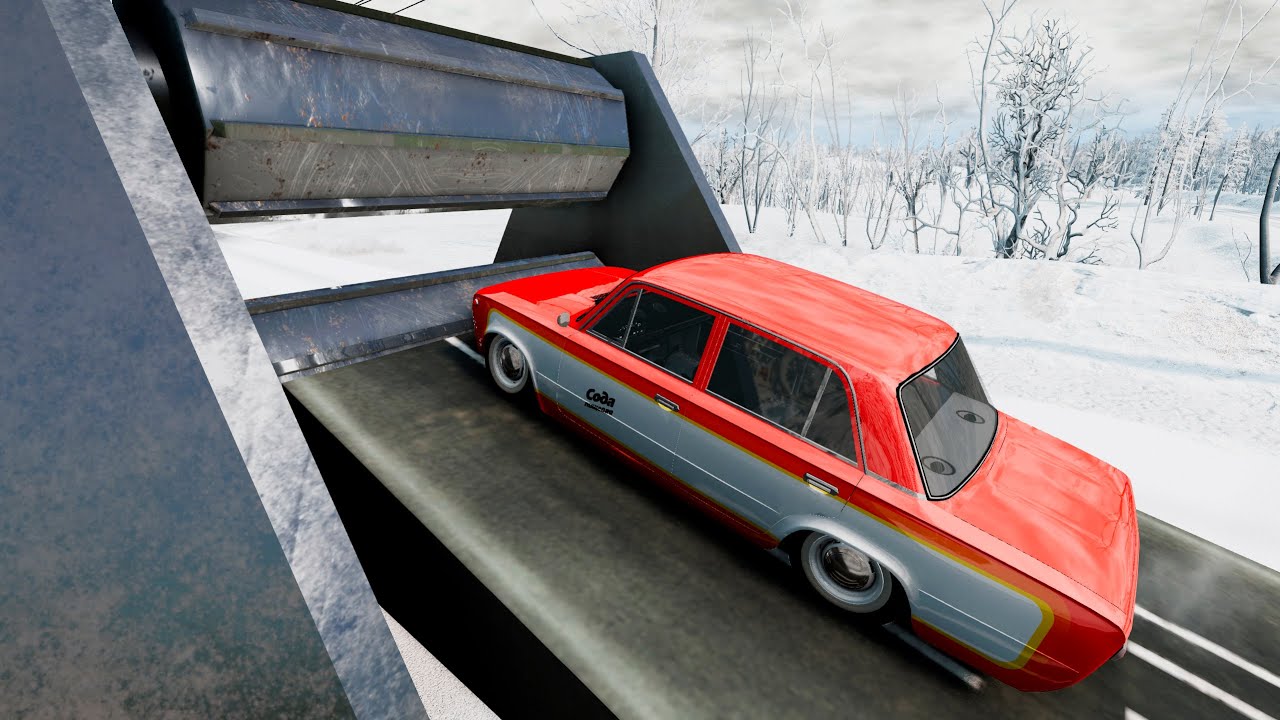 Car's brake test – BeamNg Drive - YouTube
