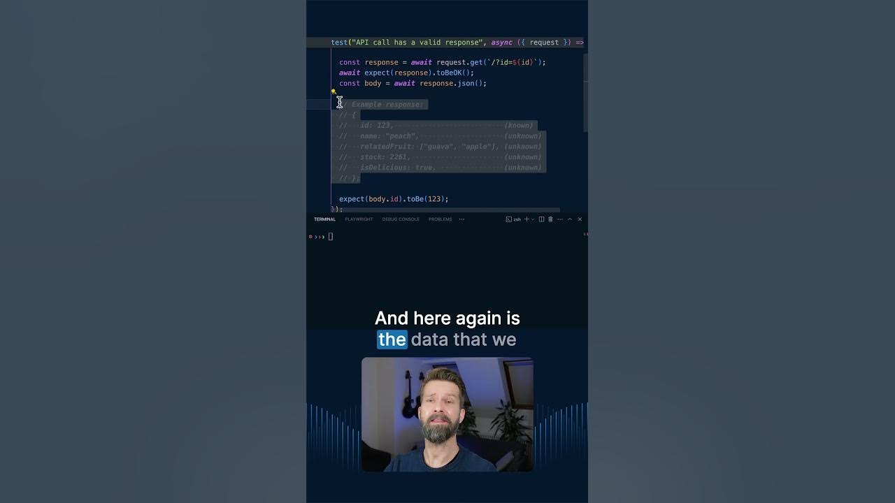 TIL — Playwright supports methods for simple API schema validation! - YouTube