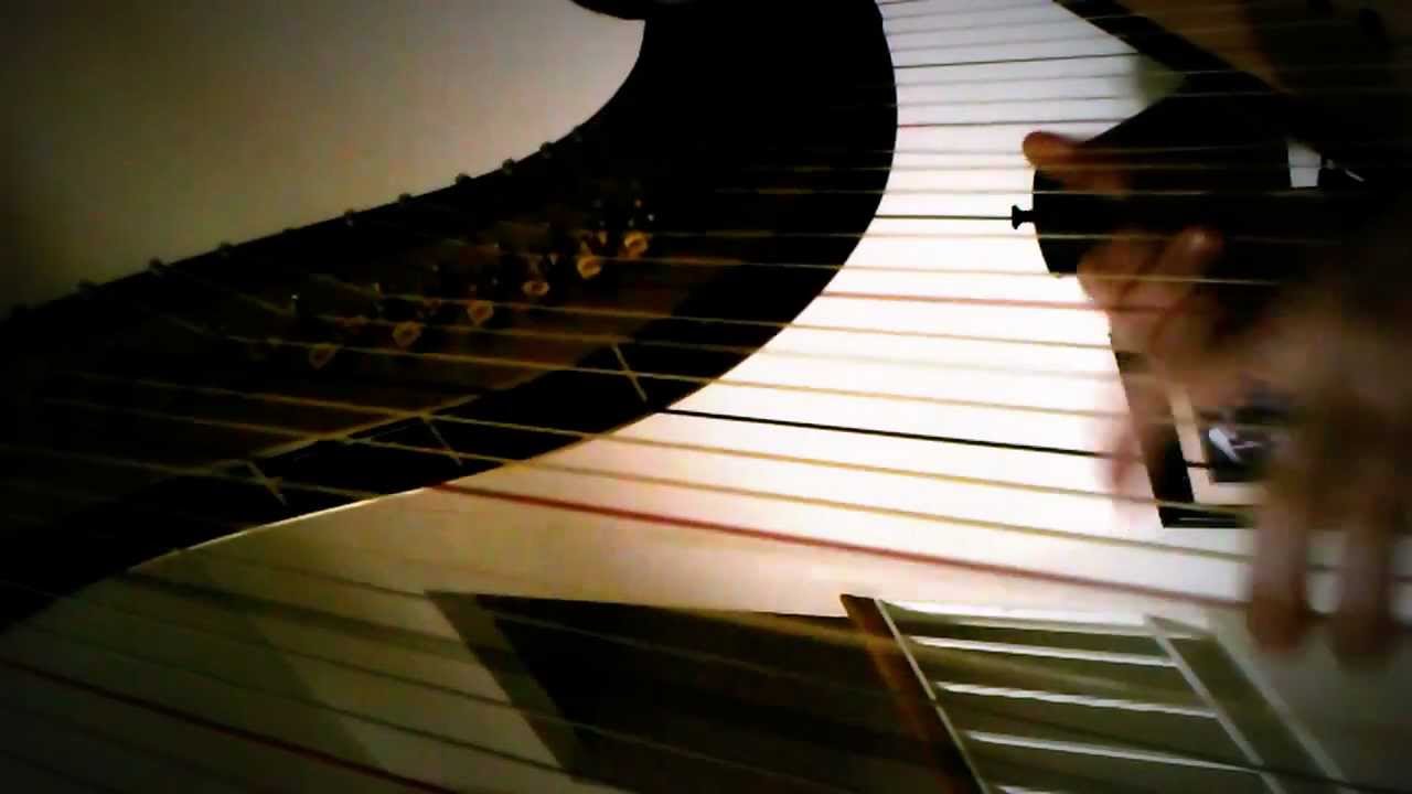 Samuel tells of baby jesus harp solo - YouTube