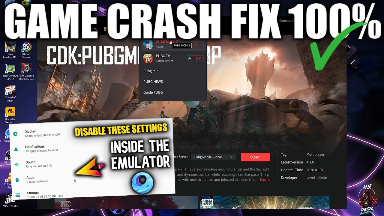 GameLoop Crash Fix 2026 🚀 | How to Fix GameLoop Crashing on PC (PUBG ...