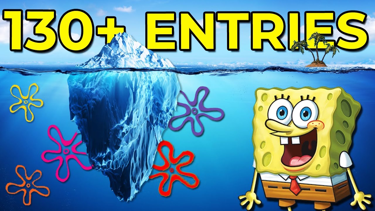 The BIGGEST SpongeBob SquarePants Iceberg - YouTube