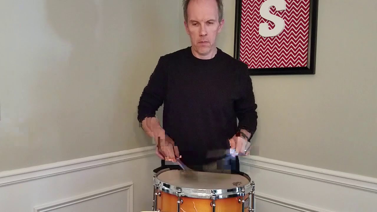 Rolling in Rhythm by Charles Wilcoxon played with Brushes - YouTube