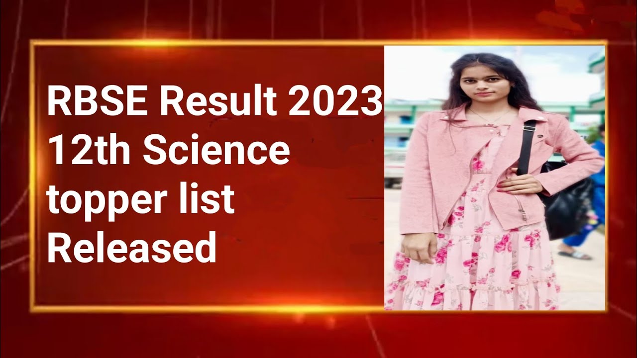 Rbse 12th Science Commerce Result 2023 / Topper list / 12th Science ...