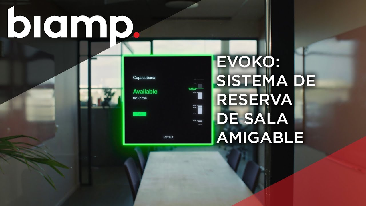 Biamp Evoko Room Manager - YouTube