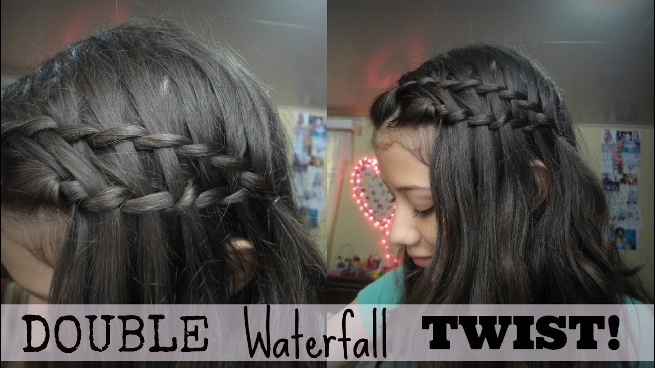 Double Waterfall Twist / Ladder Twist - YouTube