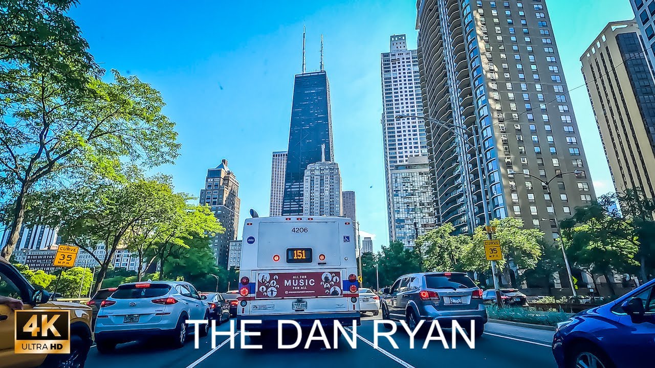 [Chicago in 4K] THE DAN RYAN - YouTube
