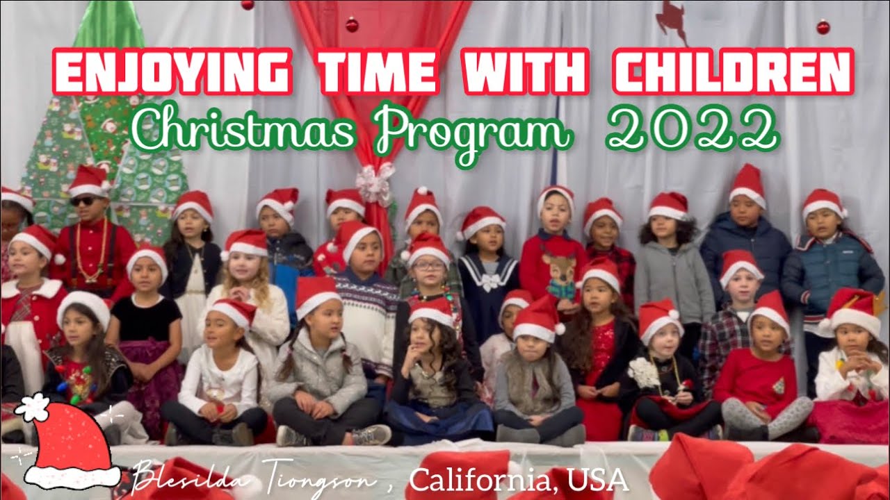 ENJOYING TIME WITH CHILDREN // CHRISTMAS PROGRAM IN SCHOOL #christmas ...