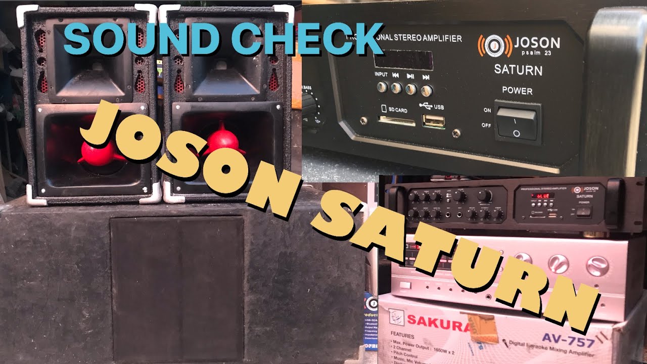 JOSON SATURN SOUND CHECK - YouTube