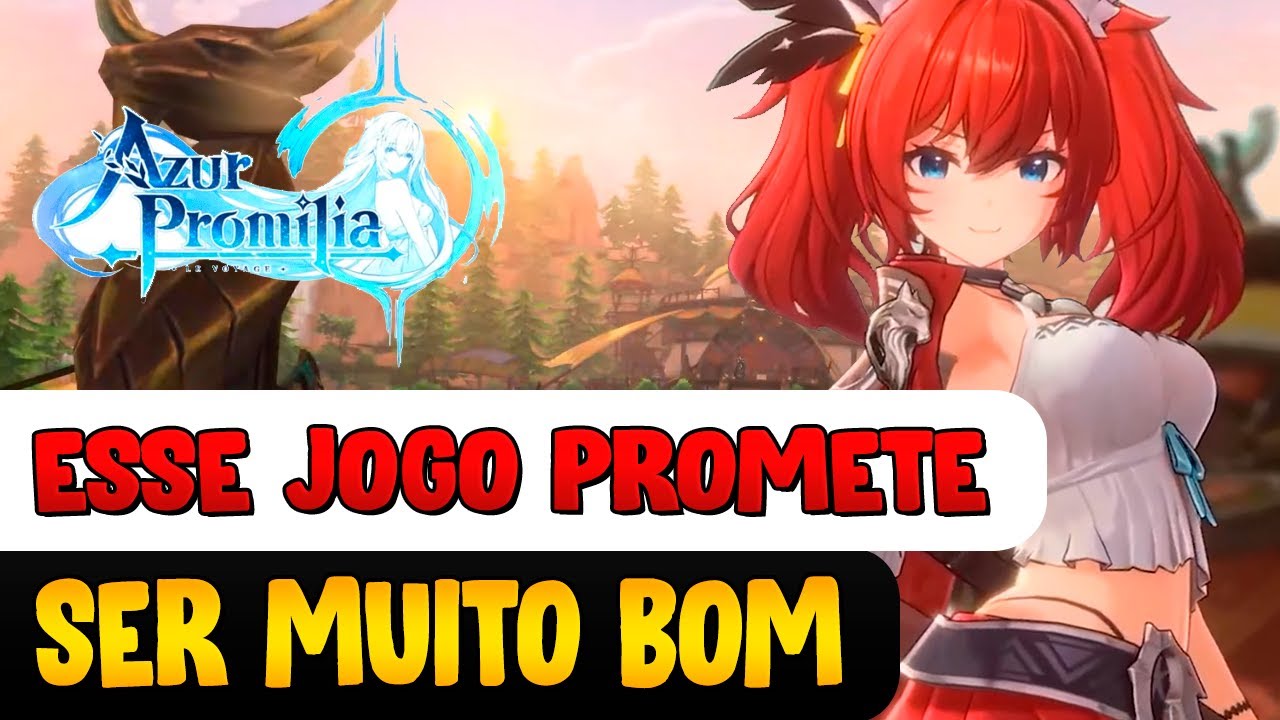 QUE JOGO LINDO! AZUR PROMILIA É UMA MISTURA DE GENSHIN IMPACT E ...