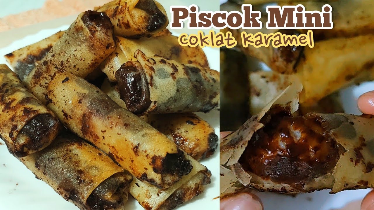 Lumer Banget 😋 Piscok Mini Coklat Karamel @dapuruminor - YouTube