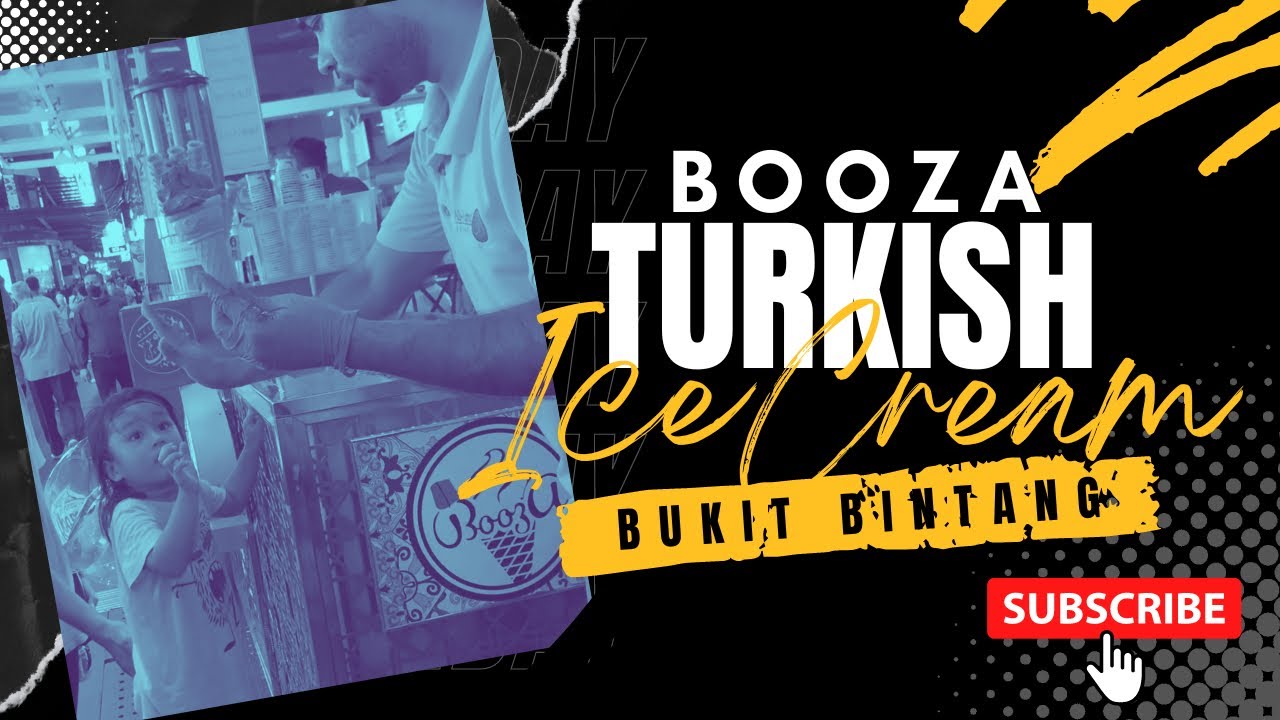 Booza Turkish Ice Cream Tricks at Bukit Bintang - YouTube