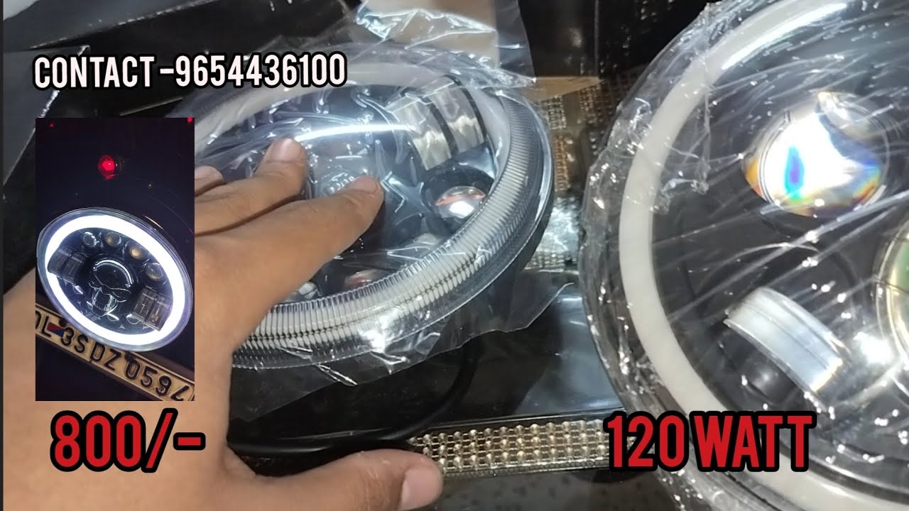 Bullet headlight Led Headlight bike modification headlight modification ...
