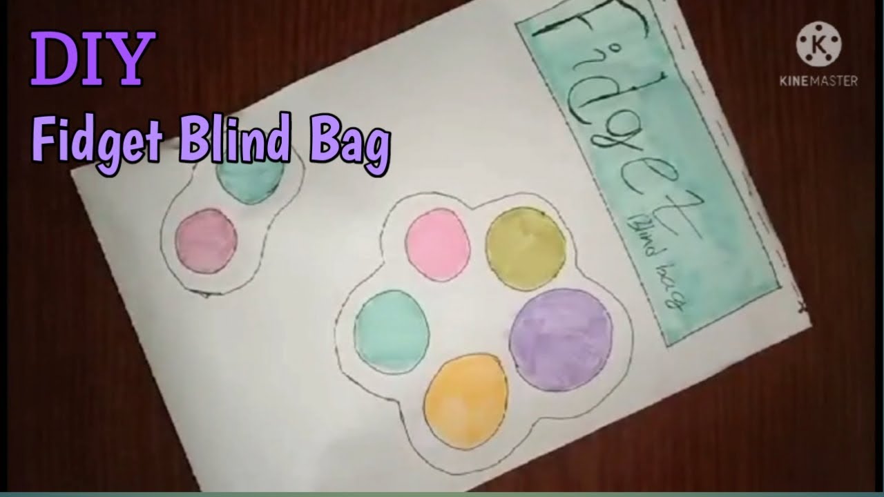 How to make Fidget blind bags || DIY homemade blind bags🛍 - YouTube