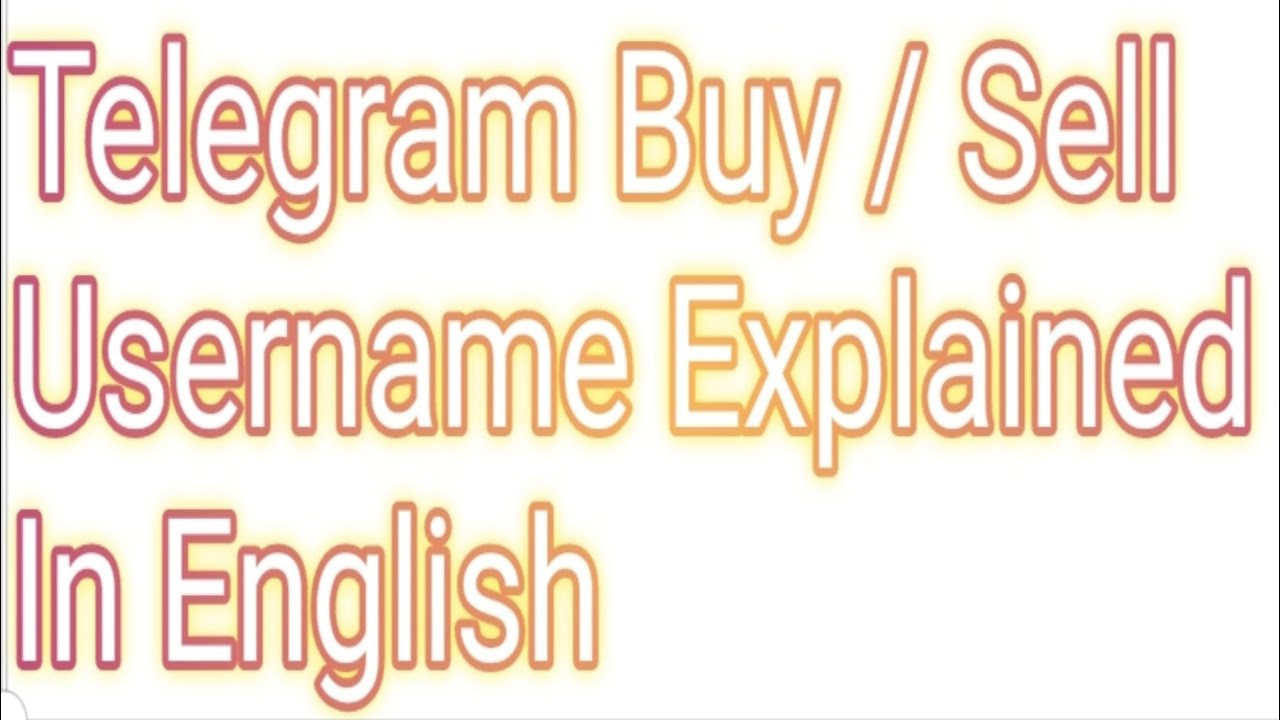 Telegram Buy / Sell Username Using Fragment - YouTube