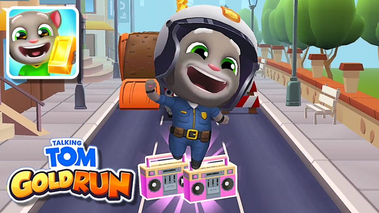 Talking Tom Gold Run - Officer Tom - FLYING WORLD Street Jam Event ...