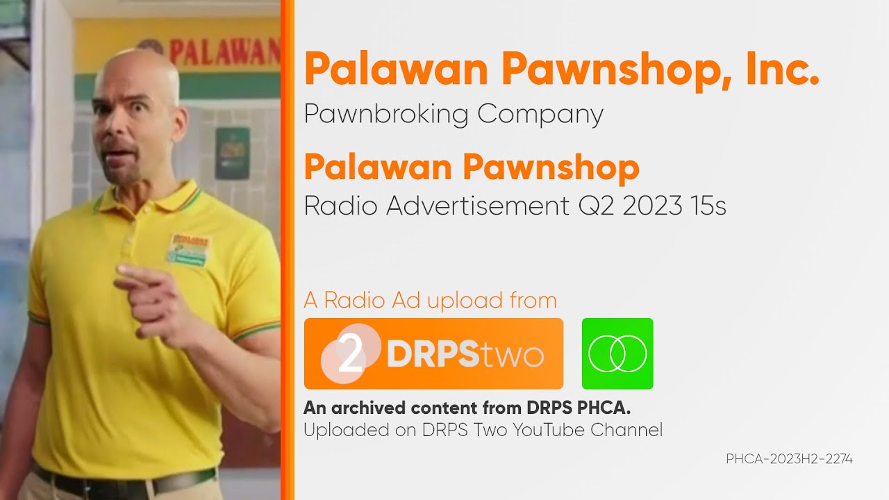 Palawan Pawnshop Radio Ad Q2 2023 15s - YouTube