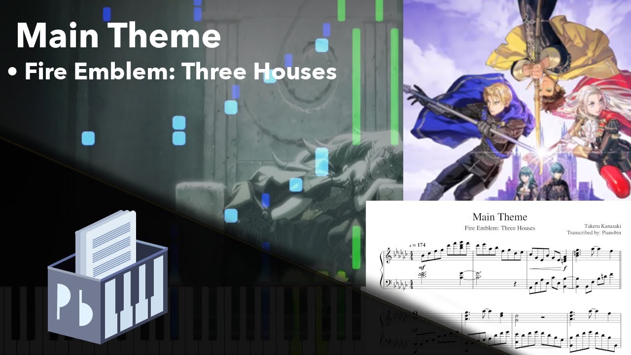 The Edge of Dawn (Main Theme) - Fire Emblem: Three Houses OST (Piano ...