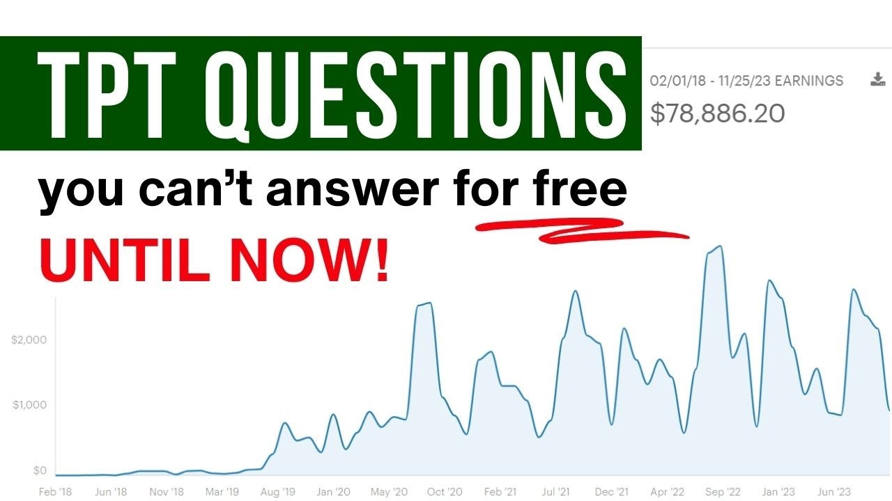 Two TPT Questions You Can't Answer For Free Until Now! | Episode 30 ...