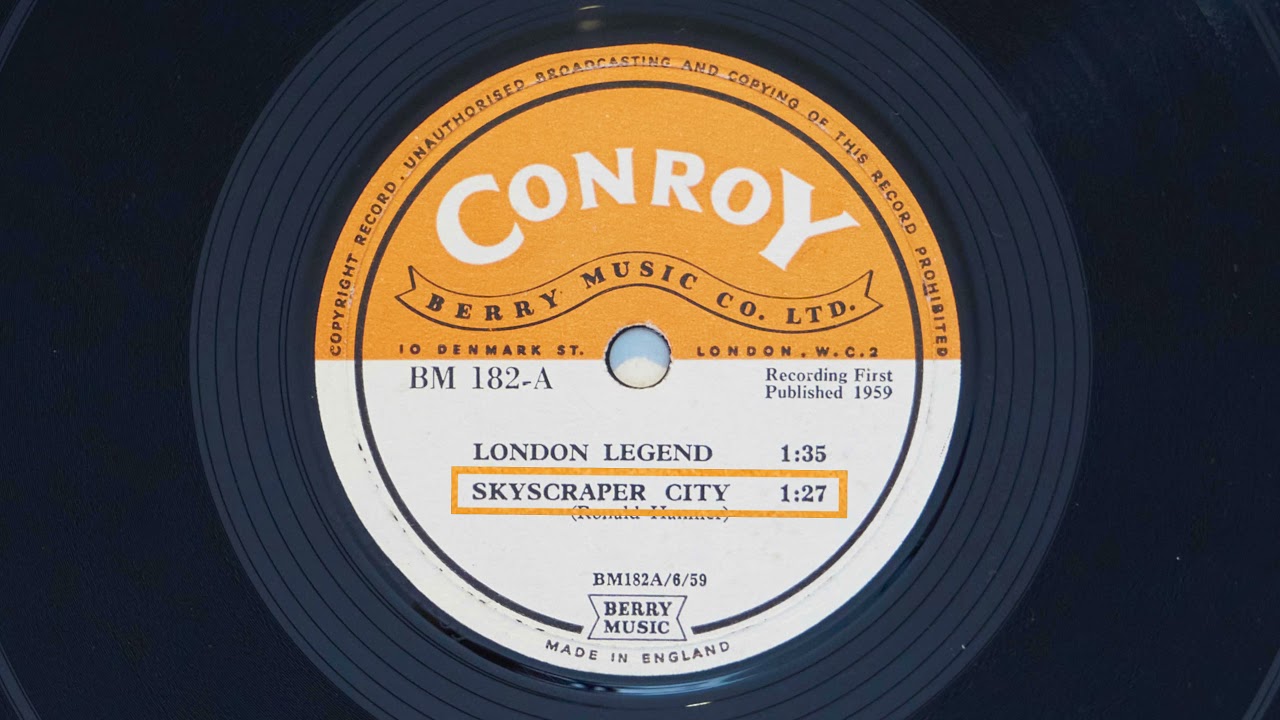 BM 182 - 1959 - Ronald Hanmer, Anthony Mawer - London Legend ...