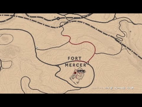 RDR2 daily challenge : Visited Fort Mercer - YouTube