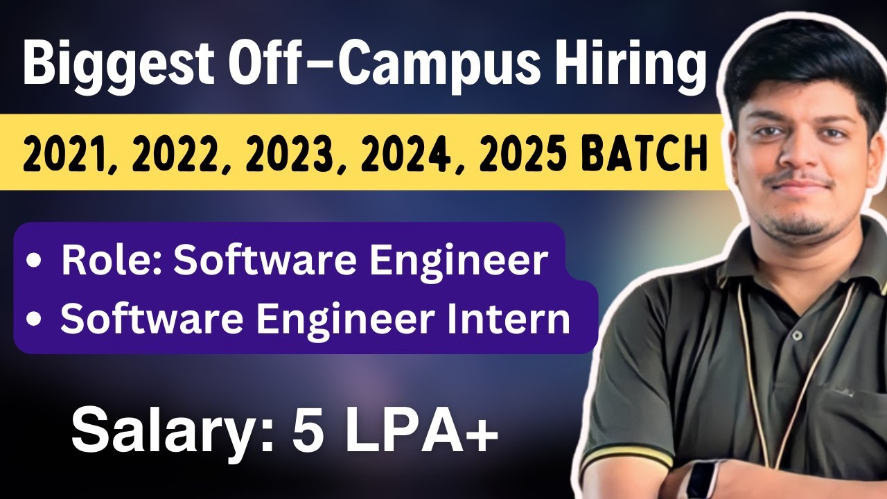 Biggest Hiring Off-Campus Drive 2024, 2025, 2023, 2022, 2021 | SAP ...