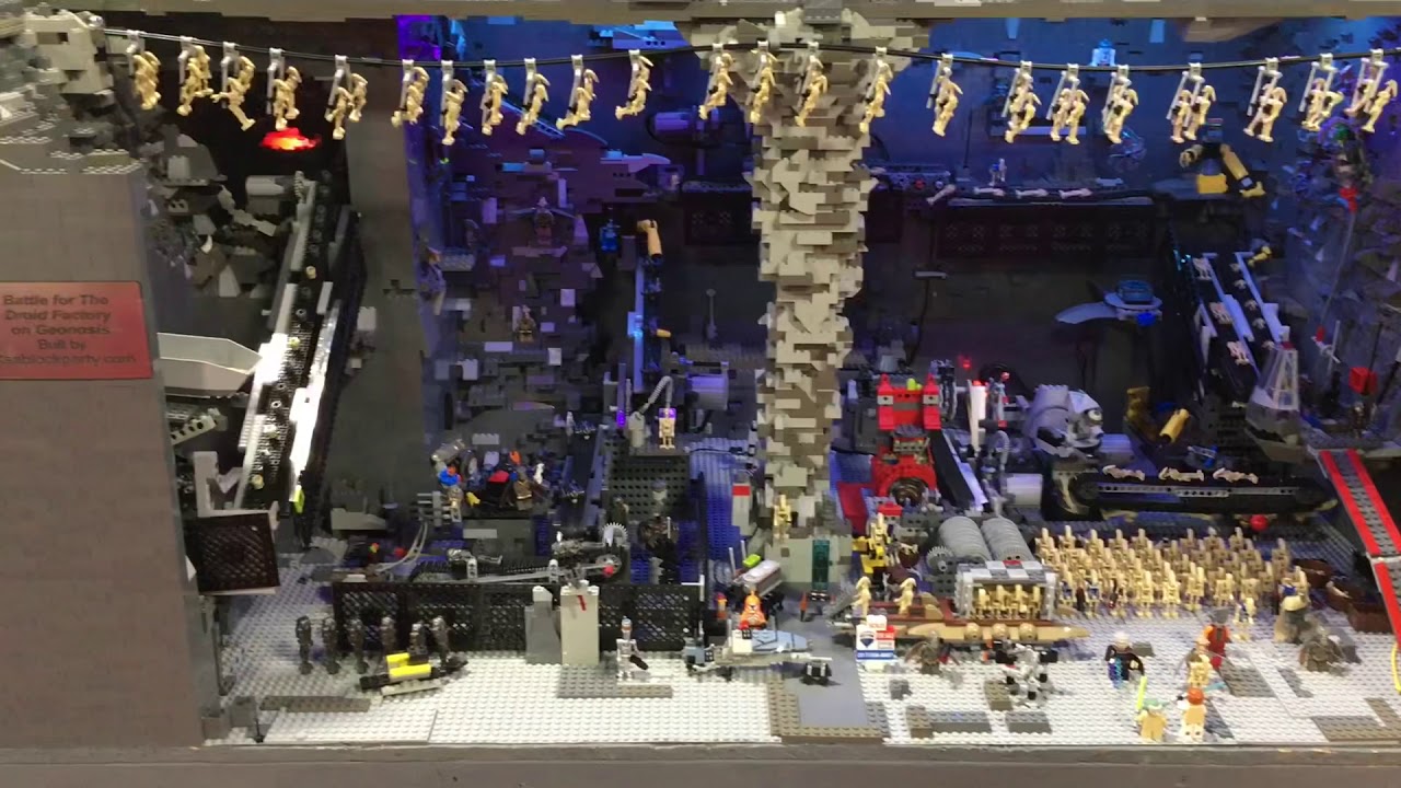 Battle For The Droid Factory On Geonosis - Philly Brick Fest 2019 - YouTube