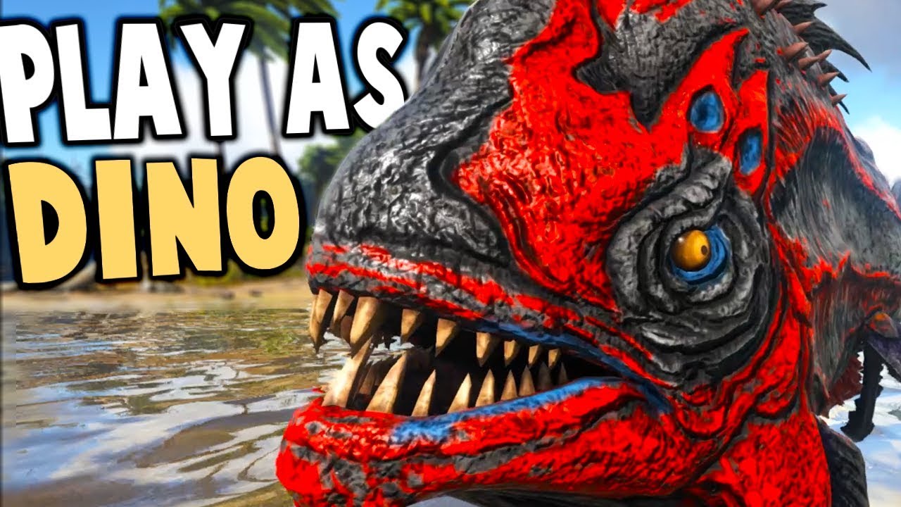 YESS!! PLAY AS DINO MULTIPLAYER BOSS BATTLES! - Ark Survival Evolved ...