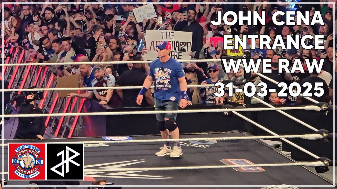 John Cena Entrance - WWE RAW at the O2 Arena - YouTube