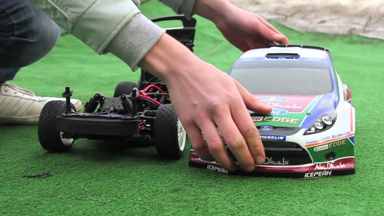 HPI Racing WR8 Flux rally car - test by MicroRC.ru - YouTube