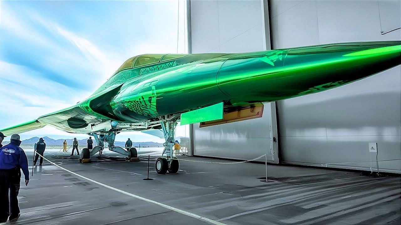 NASA Finally Unveiled Quiet X-59 Supersonic Aircraft - YouTube